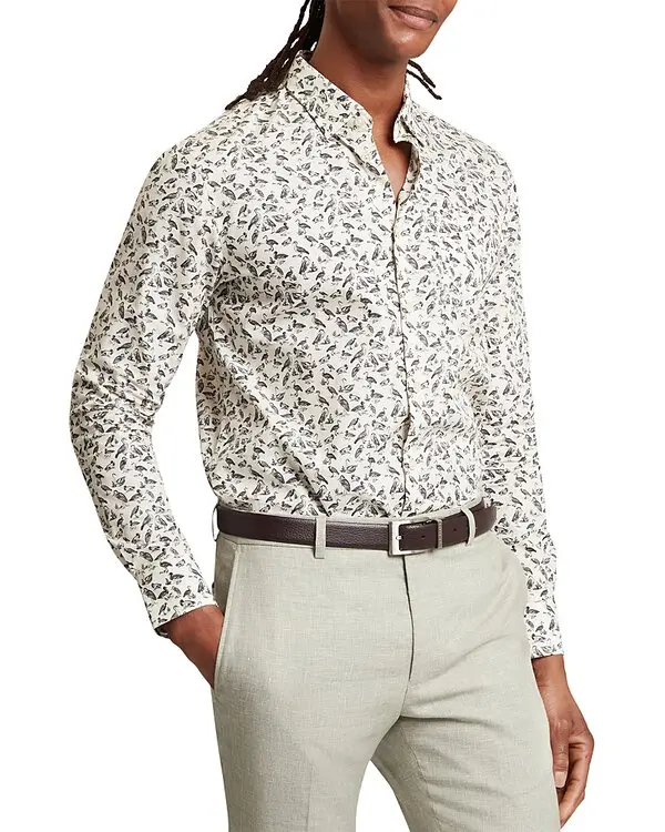 Ted Baker London Bothwik Mini Duck Print Shirt
