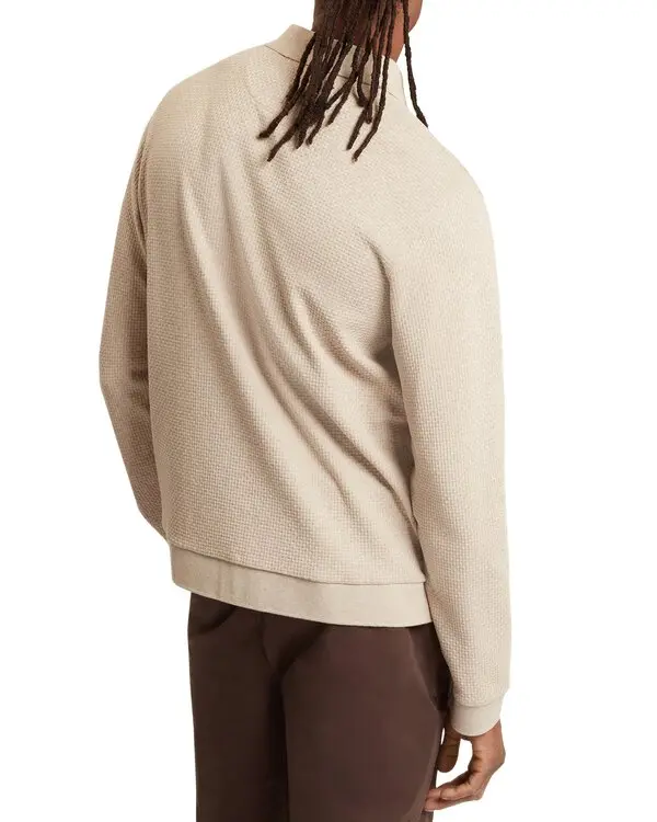 Ted Baker London Wilkes Regular Fit Long Sleeve Polo Shirt - Taupe