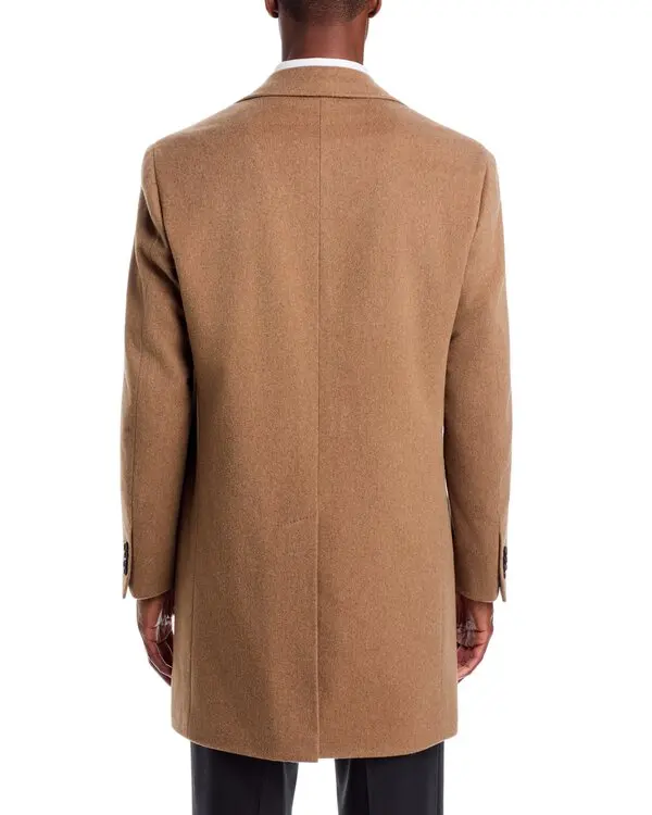 Canali Kei Quilted Interior Topcoat - Dark Beige
