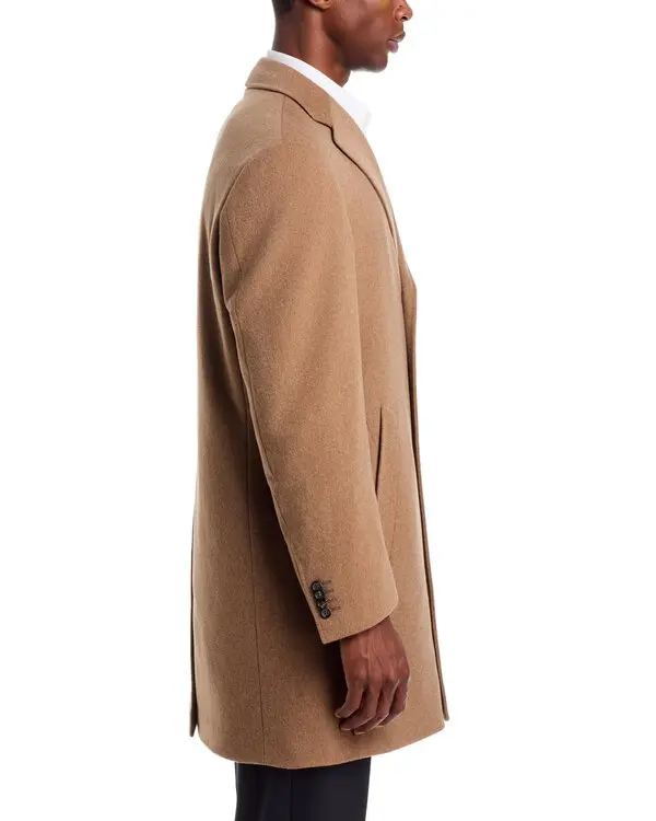 Canali Kei Quilted Interior Topcoat - Dark Beige