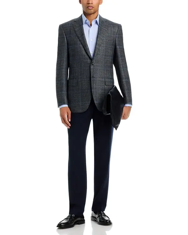 Canali Regular Fit Check Sport Coat