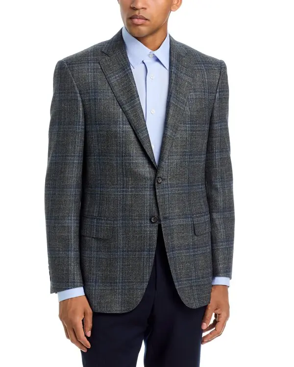 Canali Regular Fit Check Sport Coat