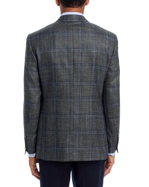 Canali Regular Fit Check Sport Coat
