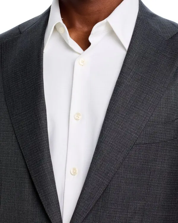 Canali Capri Impeccabile Super 130's Wool Ticweave Slim Fit Suit