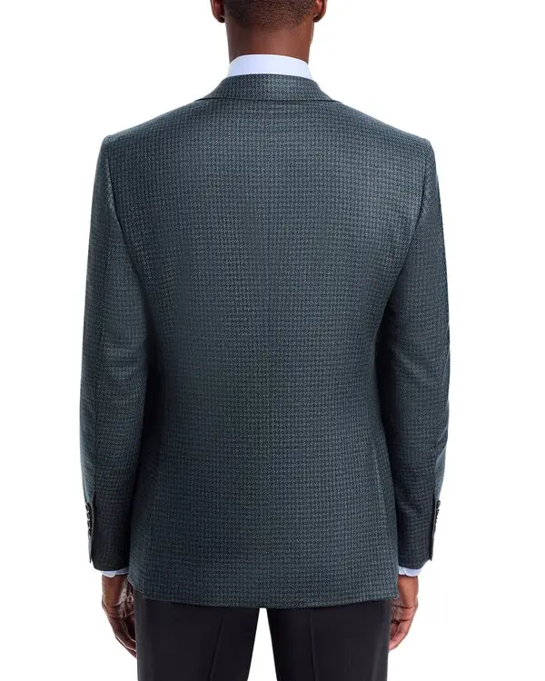 Canali Regular Fit Sport Coat With Tonal Houndstooth