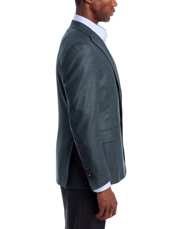 Canali Regular Fit Sport Coat With Tonal Houndstooth