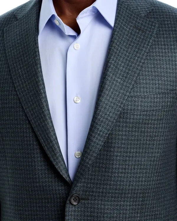 Canali Regular Fit Sport Coat With Tonal Houndstooth