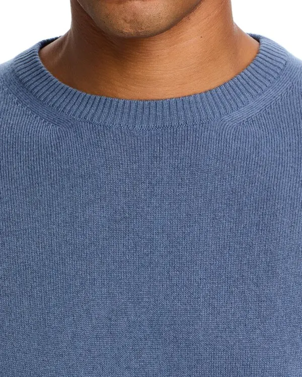 Canali Wool & Cashmere Crewneck Sweater - Blue