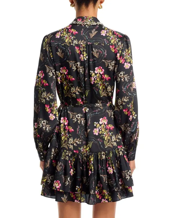 Cinq À Sept Emilienne Floral Shirt Dress