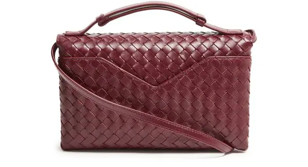 Bottega Veneta Knot Lock Shoulder Bag - Red