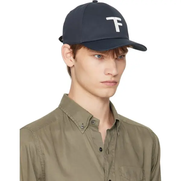 TOM FORD Logo Embroidered Baseball Cap