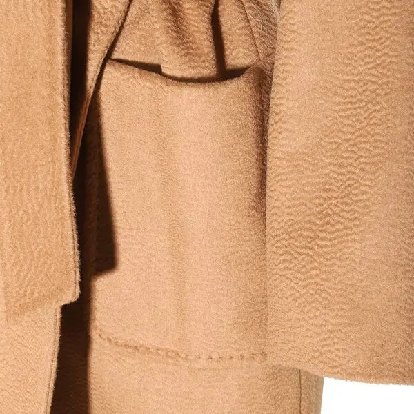 Max Mara Rialto Hooded Belted Coat - Camel