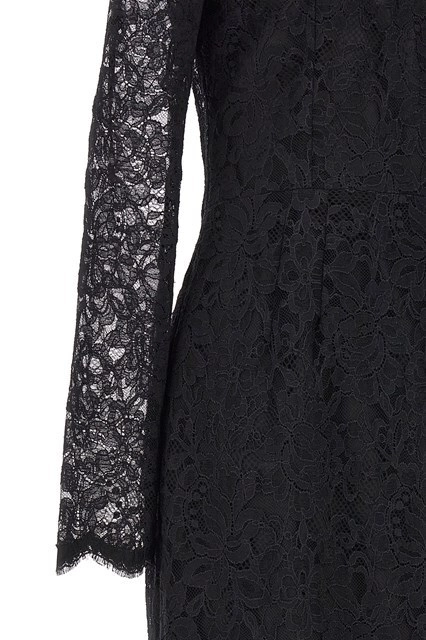 Dolce & Gabbana Floral Lace Midi Dress - No
