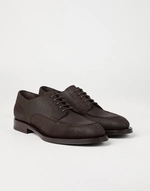 Brunello Cucinelli Suede Derby Shoes
