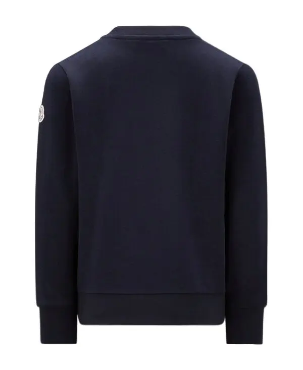 Moncler Logo Print Crewneck Sweatshirt