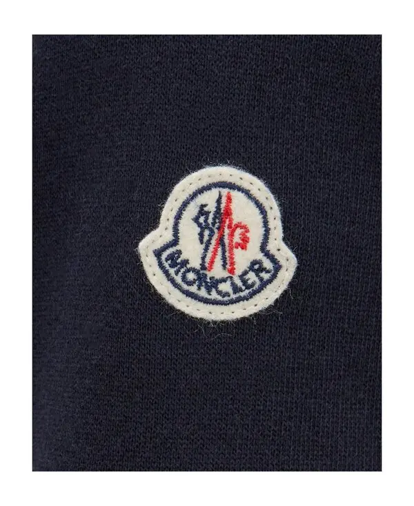 Moncler Logo Print Crewneck Sweatshirt