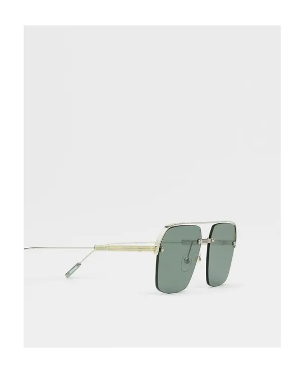 Zegna Logo Sunglasses