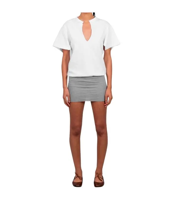 Gimaguas Alina V-neck T-shirt - White