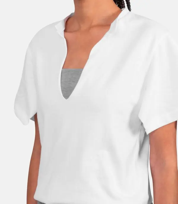 Gimaguas Alina V-neck T-shirt - White
