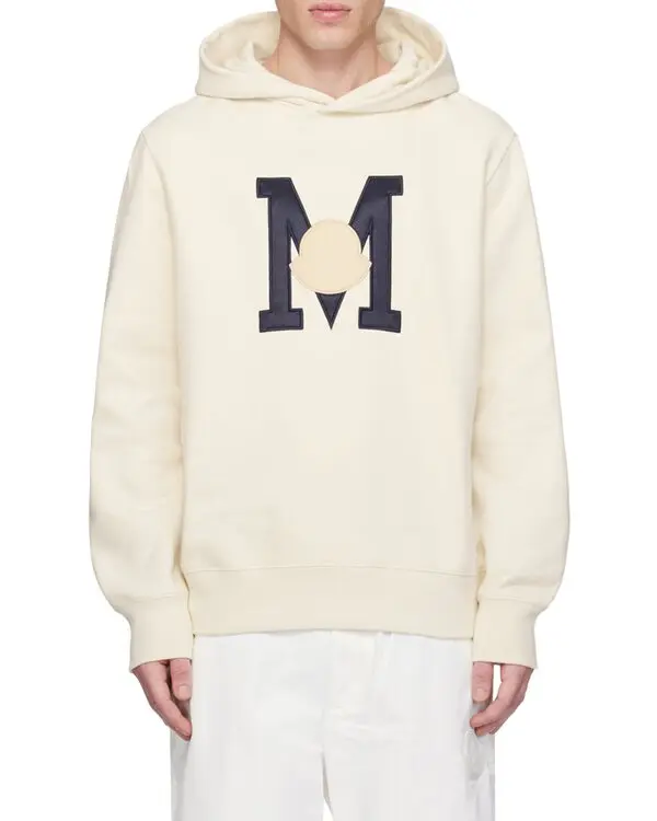 Moncler Logo Embroidered Long-sleeved Hoodie