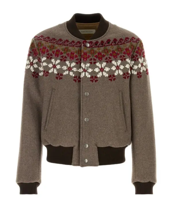 Dries Van Noten Valtor Embroidered Bomber Jacket