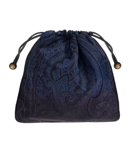 Etro Patterned Clutch - Navy Blue