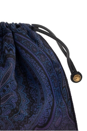 Etro Patterned Clutch - Navy Blue