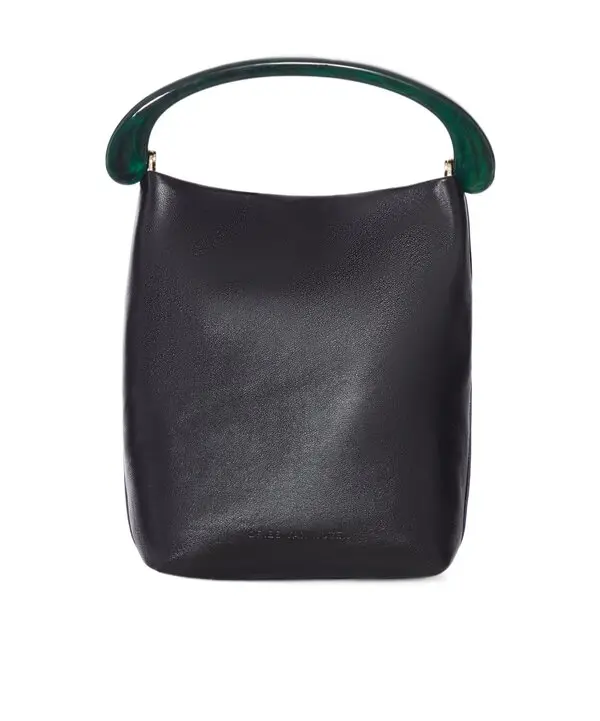 Dries Van Noten Top Handle Shoulder Bag - Black