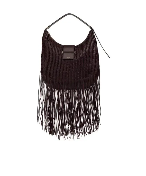 JIMMY CHOO Zippered Shoulder Bag
