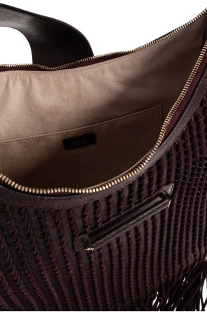 JIMMY CHOO Zippered Shoulder Bag