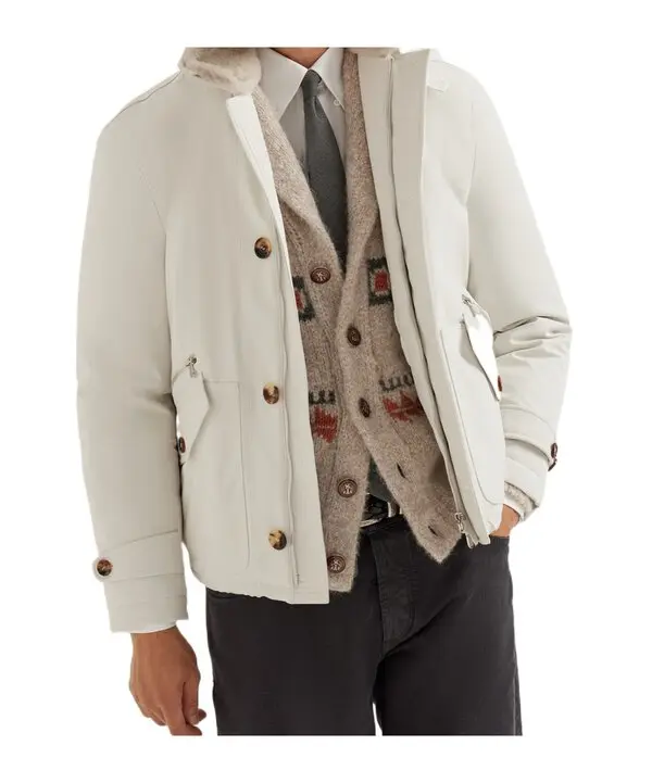 Brunello Cucinelli Padded Bomber Jacket
