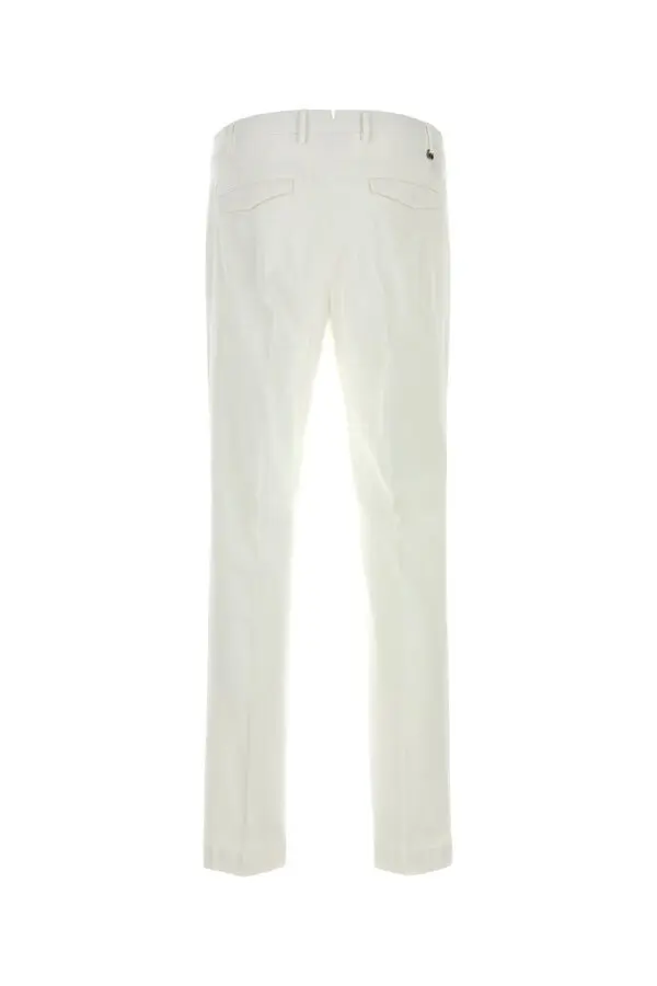 PT TORINO Tailored Trousers - White