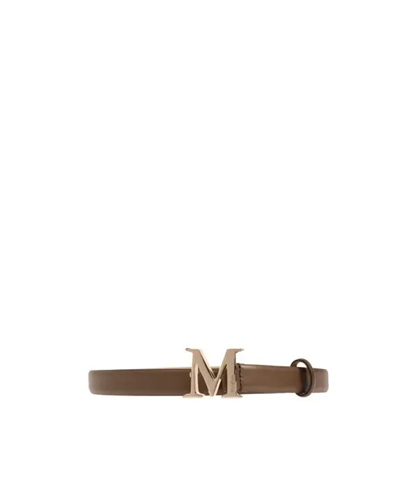 Max Mara Logo Belt - Brown