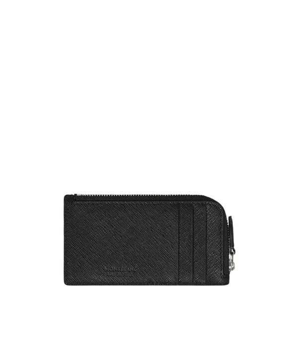 Montblanc Card Holder 7cc With Zip In Sartorial Leather