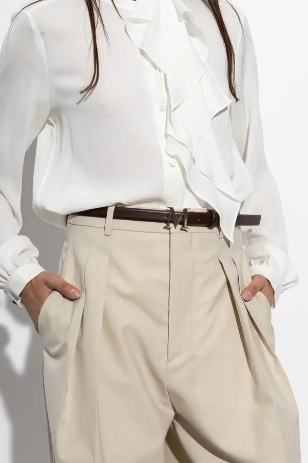 Max Mara Logo Belt