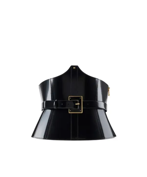 Elisabetta Franchi Bustier-style Leather Belt