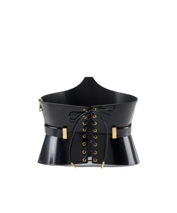 Elisabetta Franchi Bustier-style Leather Belt
