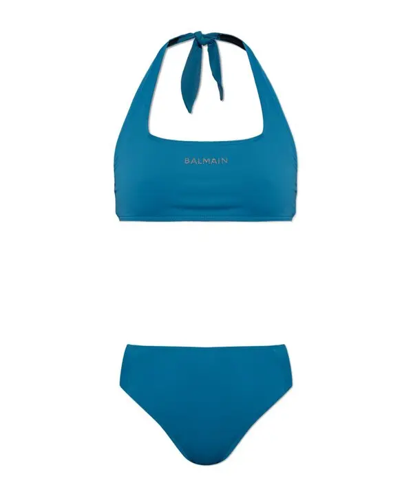 Balmain Halterneck Two-piece Swimsuit