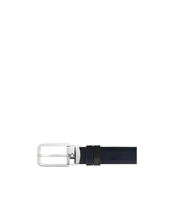 Montblanc 30 Mm Reversible Belt With Rectangular Buckle