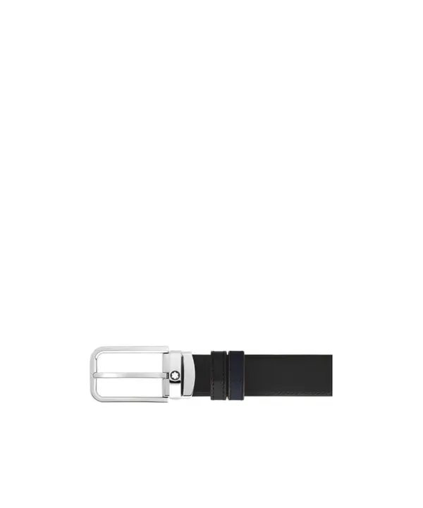Montblanc 30 Mm Reversible Belt With Rectangular Buckle