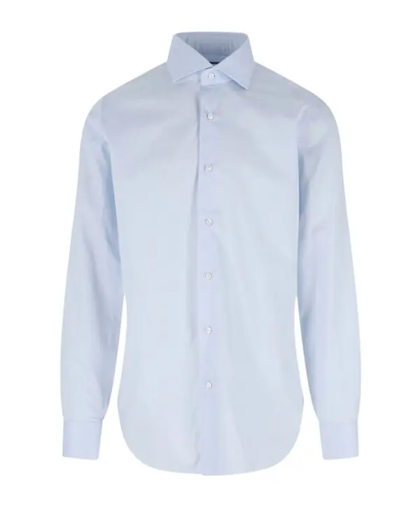 BARBA NAPOLI Regular Fit Dress Shirt - Blue