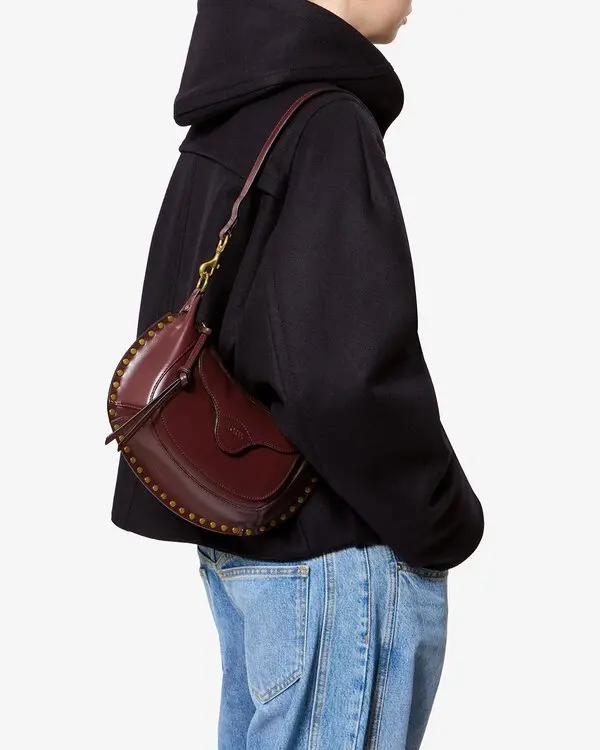 Isabel Marant Étoile Moon Pocket Shoulder Bag - Wine Red