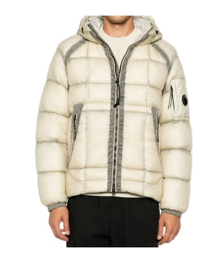 C.P. COMPANY Long Sleeve Hooded Down Jacket