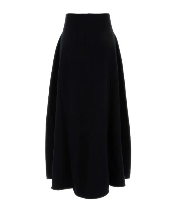 Extreme Cashmere Elastic-waist Skirt