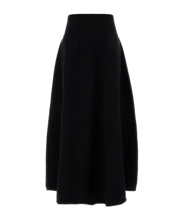 Extreme Cashmere Elastic-waist Skirt