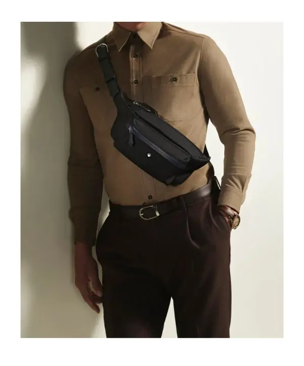 Montblanc Panorama Belt Bag In Water-repellent Fabric