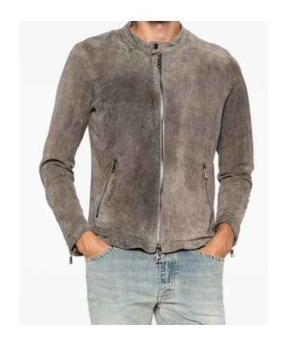 GIORGIO BRATO Stand-collar Zip-up Jacket