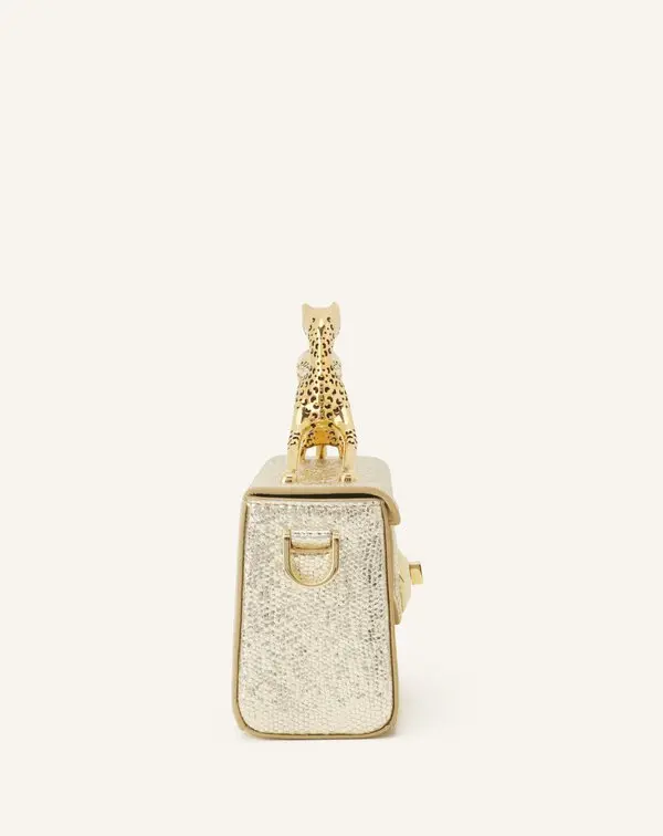 LANVIN Pencil Cat Nano Clutch Bag
