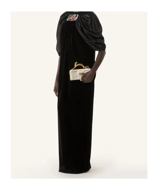 LANVIN Pencil Cat Nano Clutch Bag