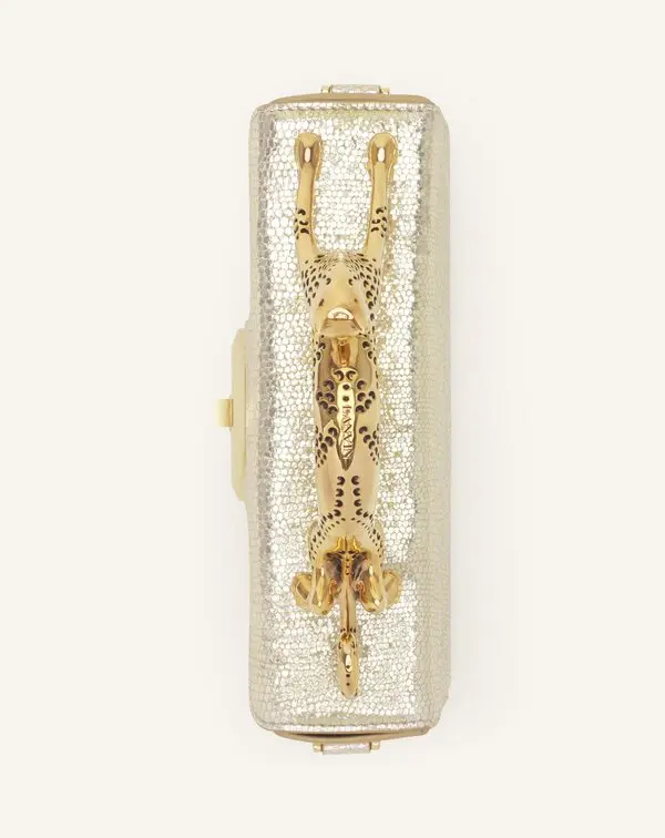 LANVIN Pencil Cat Nano Clutch Bag